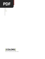 Colors Without the Letter 'E' | PDF | Qualia | Color