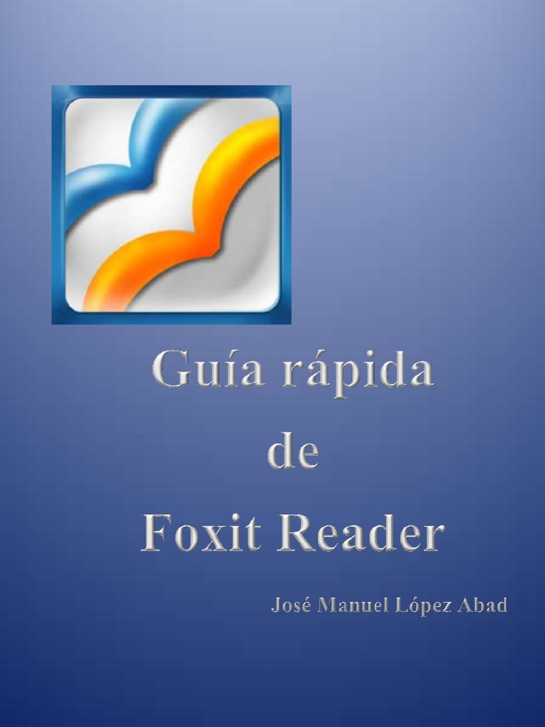 Foxit | PDF | Ventana (informática) | Archivo de computadora