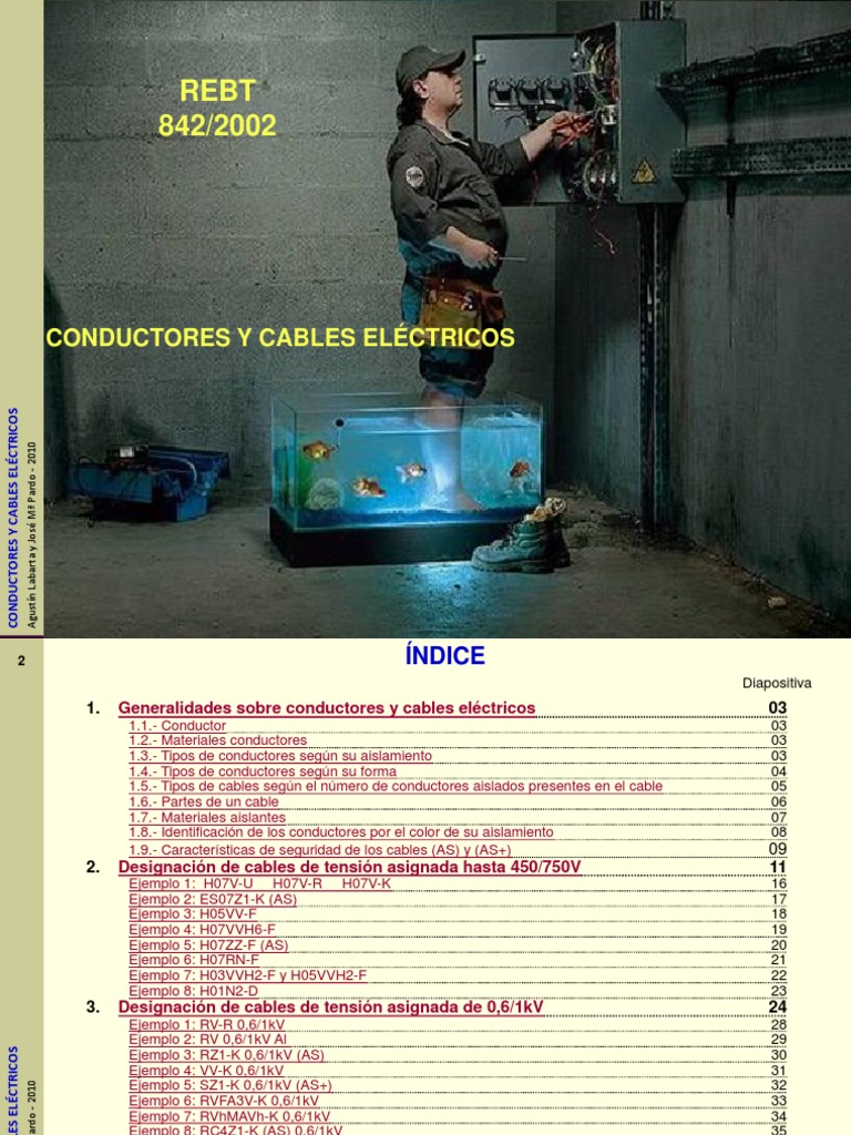 Significado de Pentapolar en Cables | PDF | Cobre | Conductor electrico