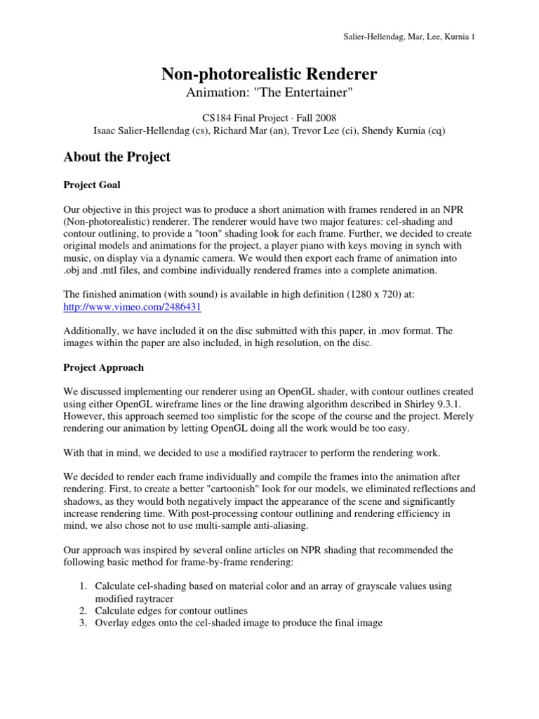 Blender Edge Detection | PDF | Rendering (Computer Graphics) | Graphics