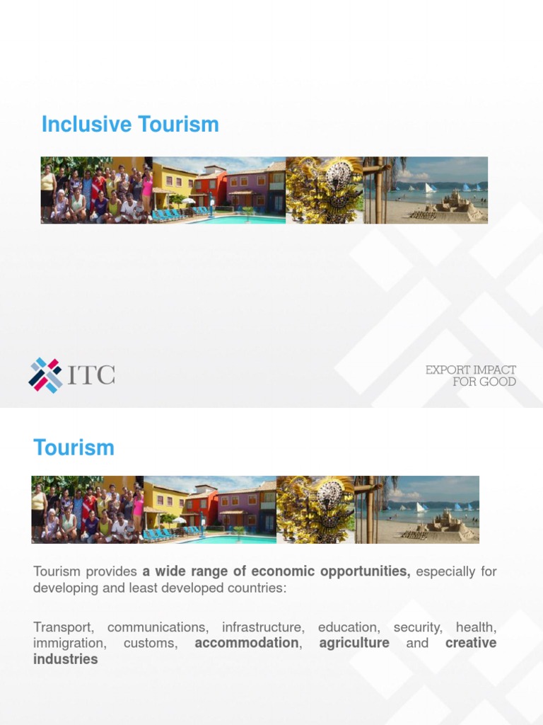 Inclusive Tourism | PDF | Tourism | Poverty Reduction