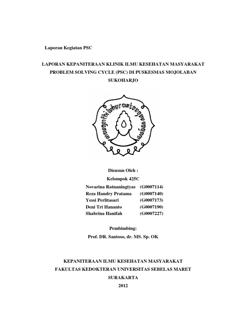Laporan Kegiatan PSC 425C | PDF