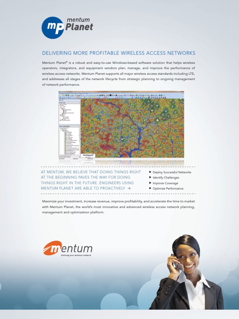 Mentum Planet Brochure | PDF | Lte (Telecommunication) | Simulation