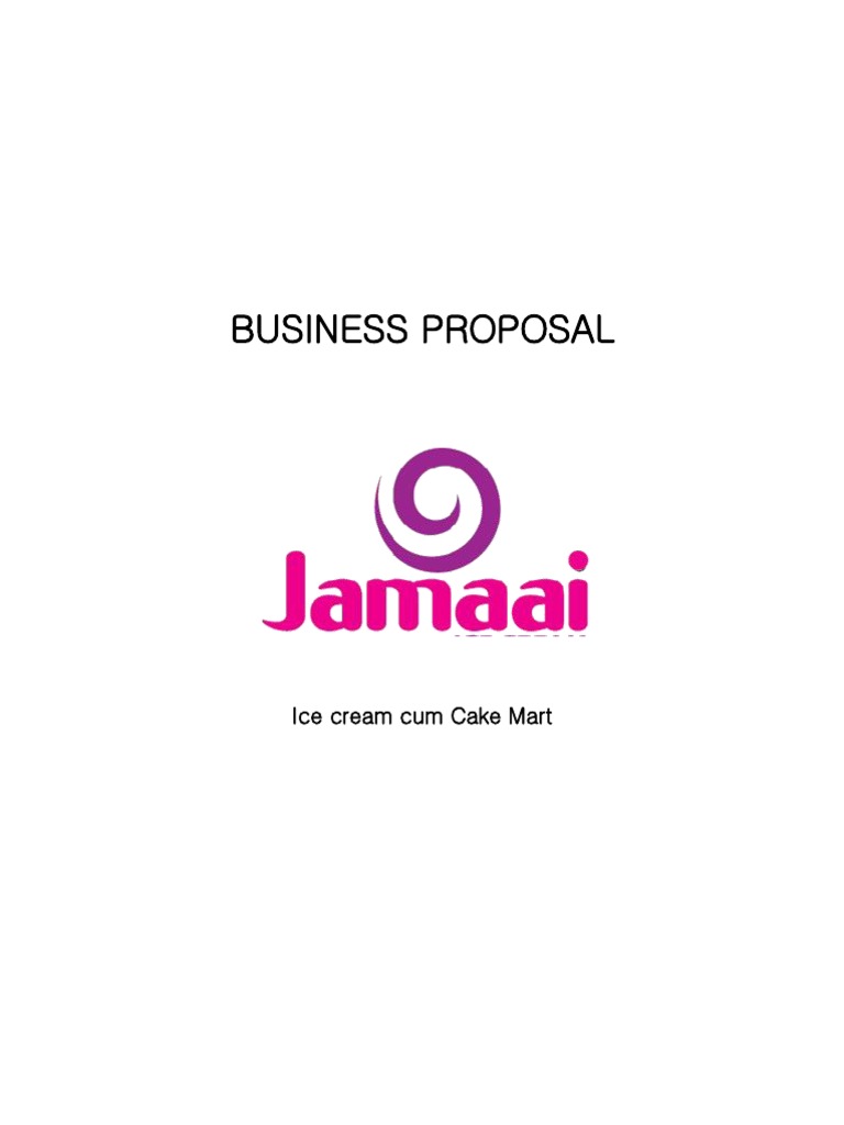 Business Proposal | PDF | Revenue | Cakes