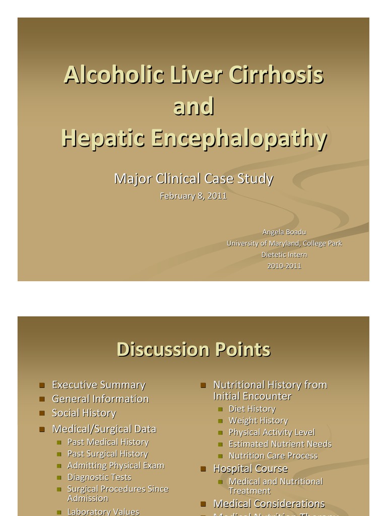 Major Case Study | PDF | Cirrhosis | Liver