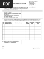 New Re-Evalaution Form | PDF