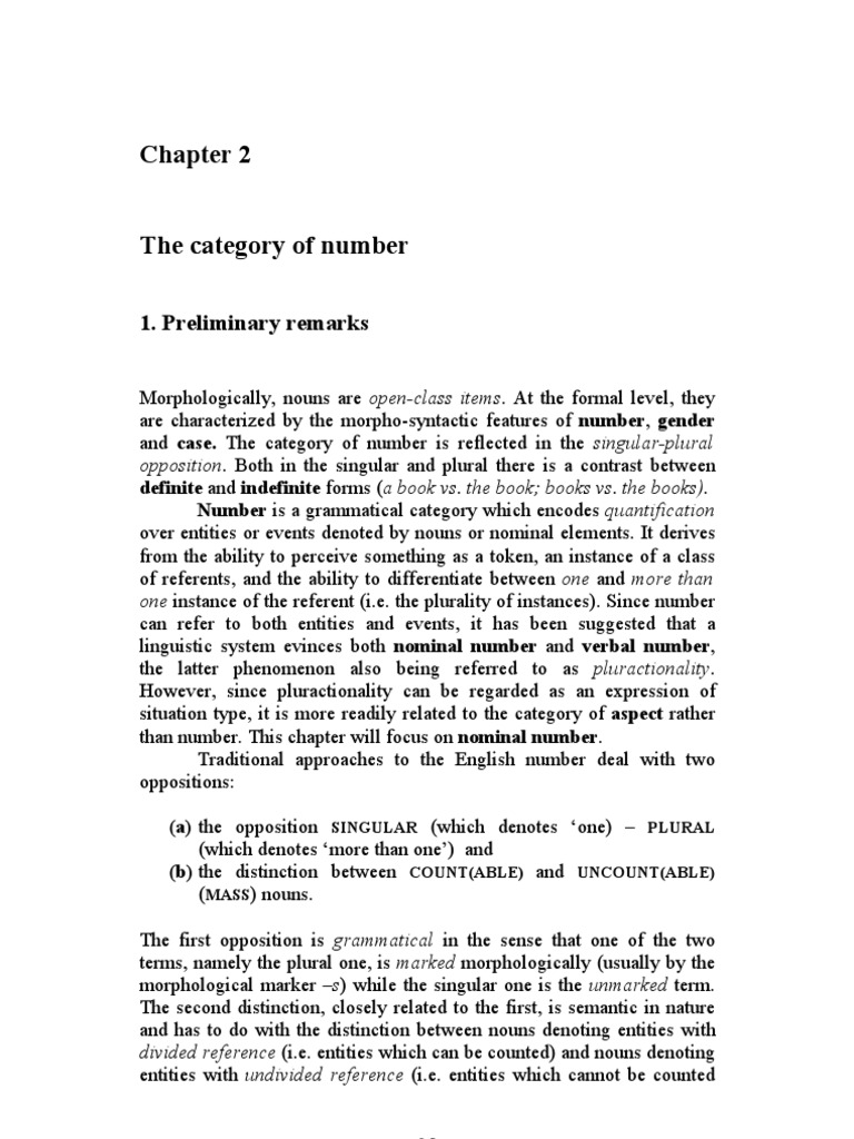 Linguistic Number Systems | PDF | Grammatical Number | Plural