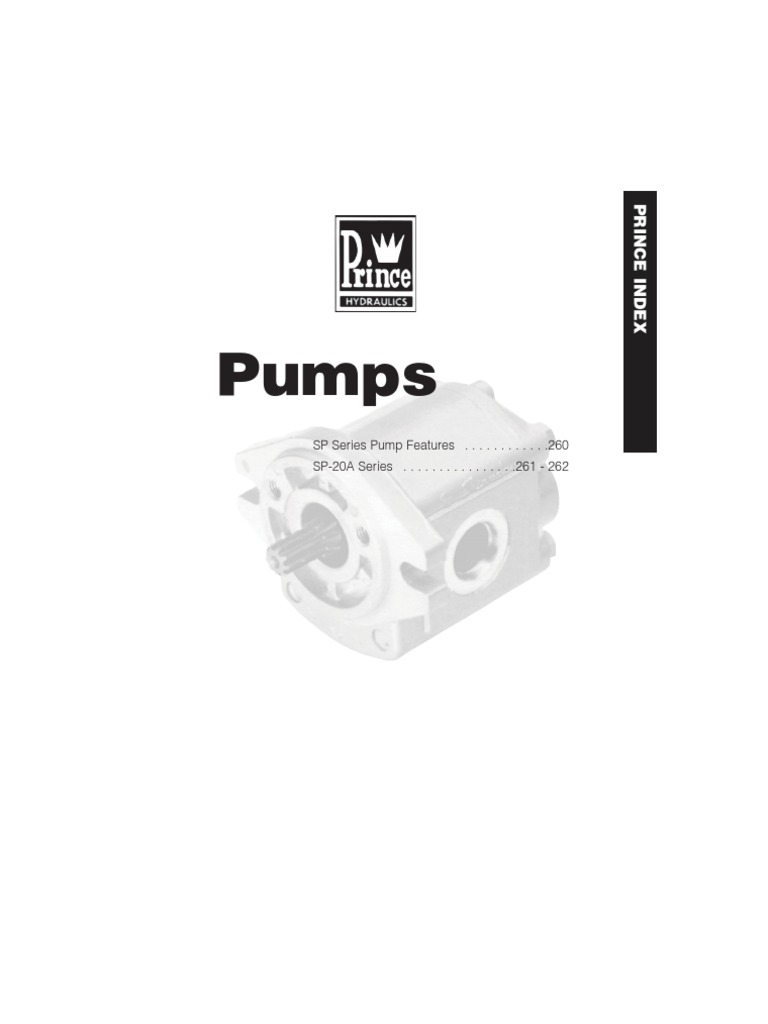 Pumps Prince | PDF | Bearing (Mechanical) | Pump