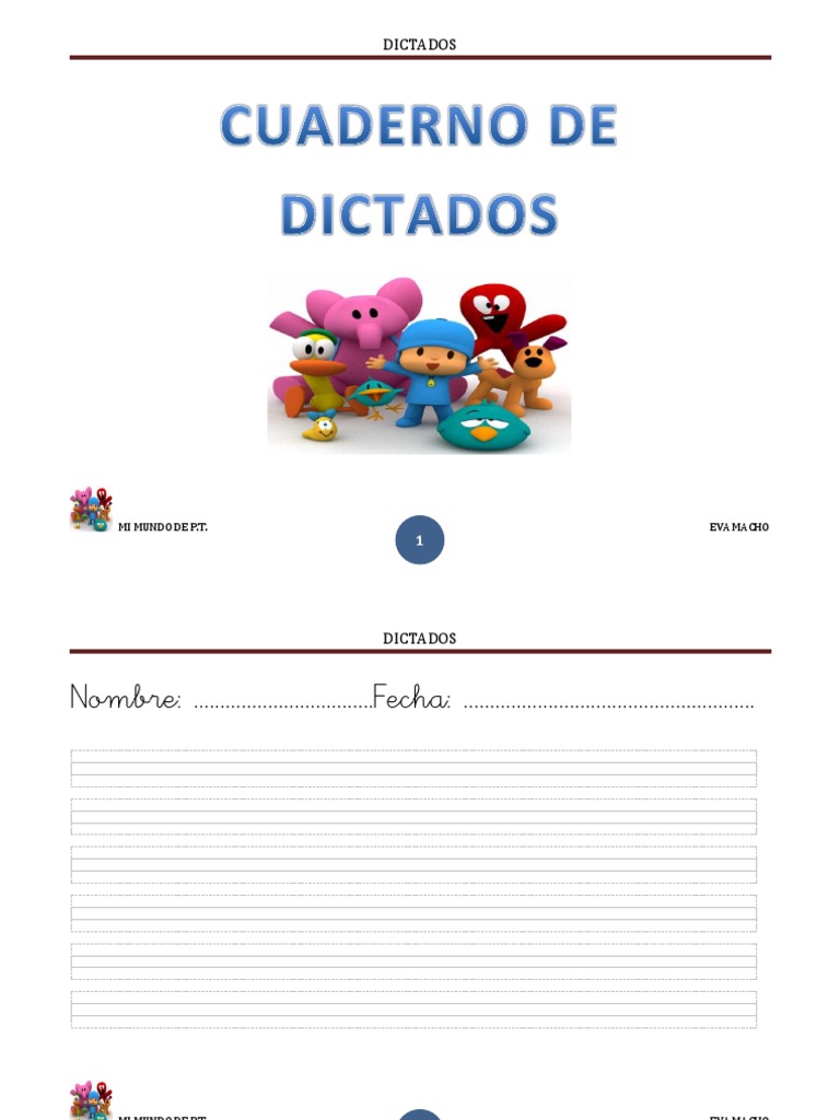 Cuaderno de Dictados