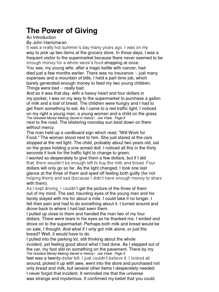 The Power of Giving | PDF | John D. Rockefeller