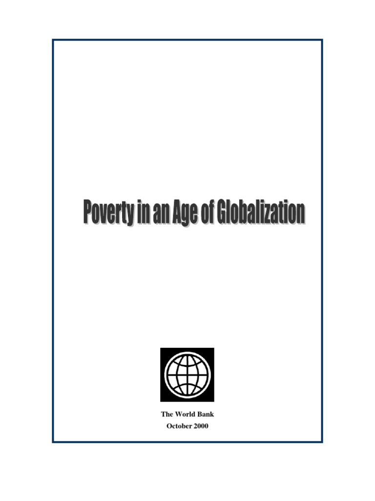 Poverty Globalization | PDF | Poverty | Poverty & Homelessness