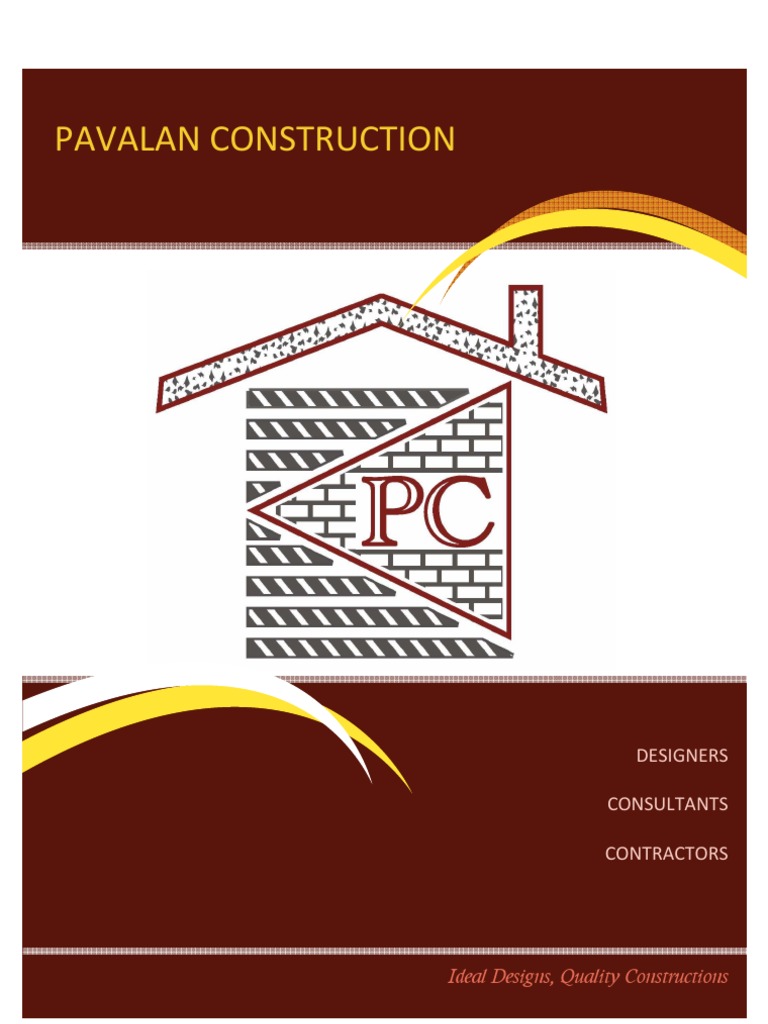 Pavalan Construction: Ideal Designs, Quality Constructions | PDF ...