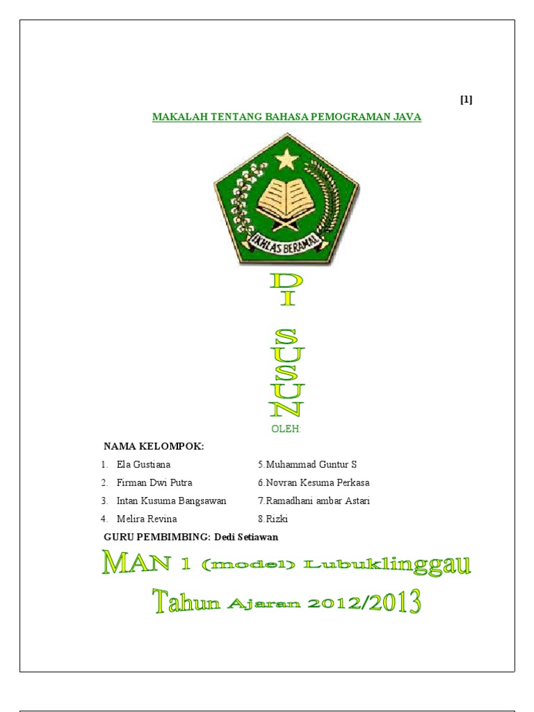 Makalah Tentang Bahasa Pemograman Java II | PDF
