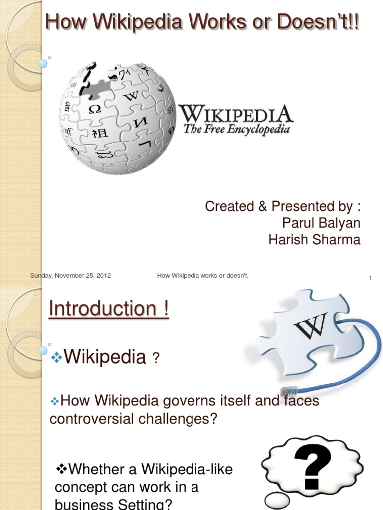How Wiki Works | PDF | Wikipedia | Wiki