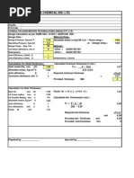 Thickness Calculation of Pressure Vessel Shell | PDF | Industrial ...