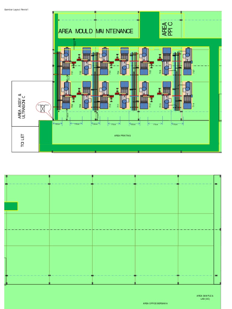 Layout Revisi1 for Production Areas | PDF | Home & Garden | Technology ...
