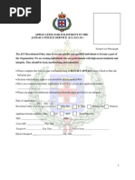 JCF Application Form | PDF | Arrest | Government Information
