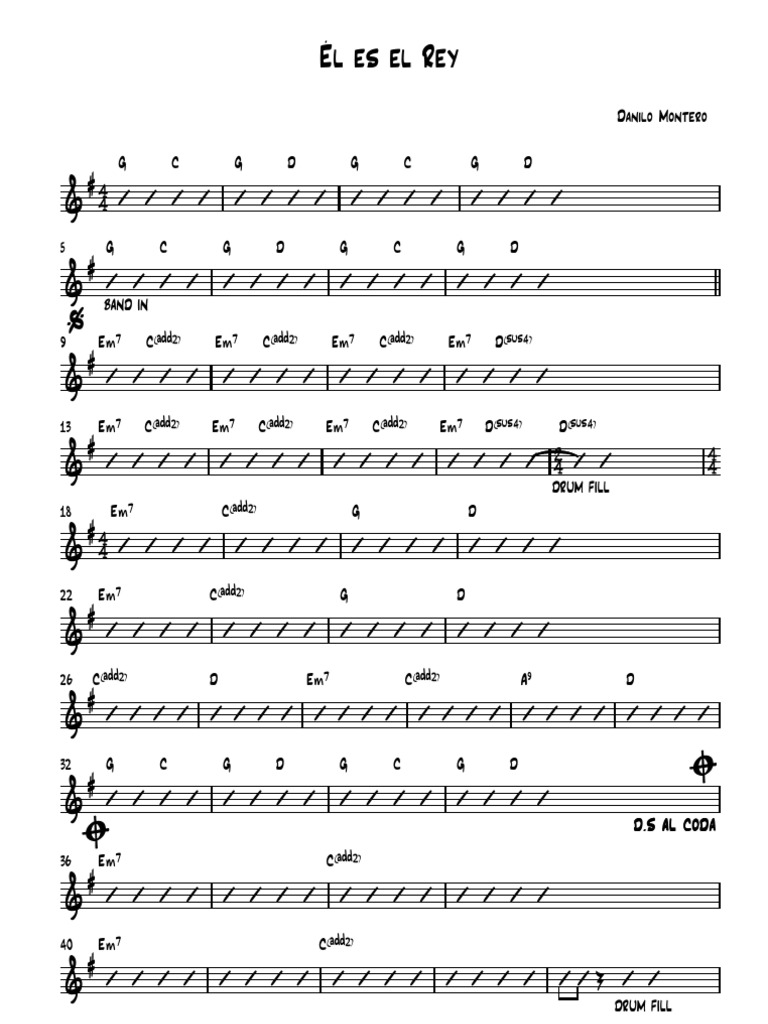 EL ES EL REY - Partitura Completa | PDF