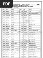 ACS FRB-26 Class Routine | PDF
