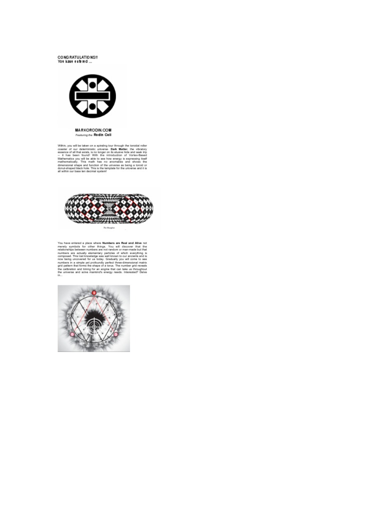 Introduction and Summary of The Rodin Coil and Vortex Based Mathmatics ...