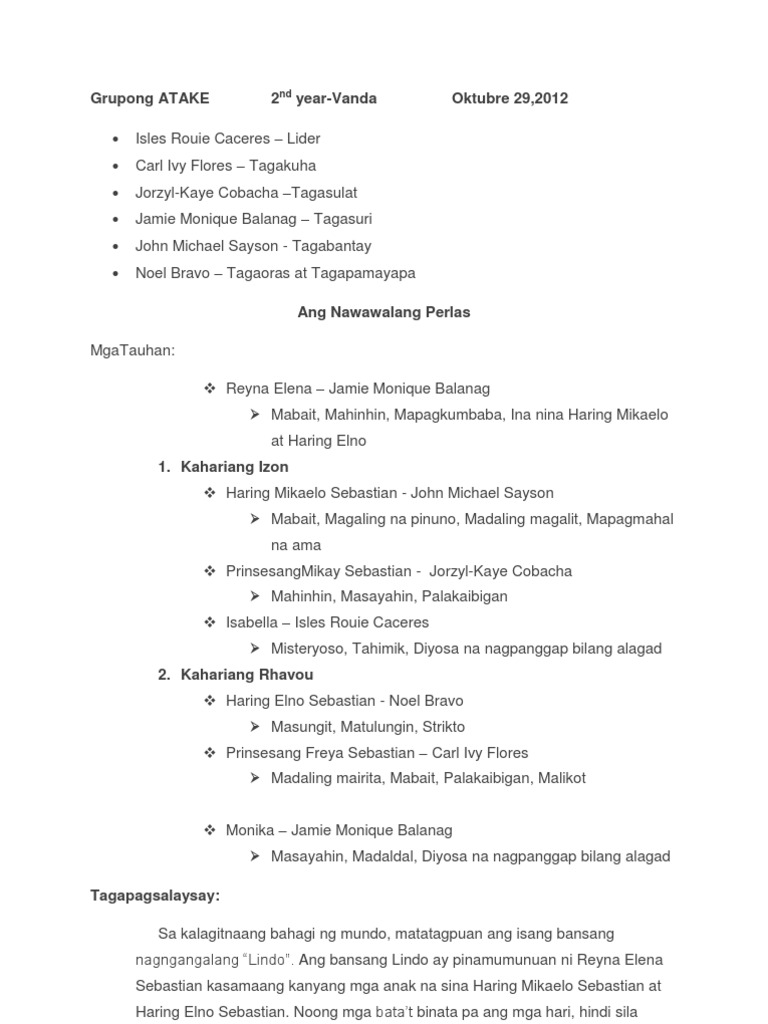 Filipino Dula Script | PDF