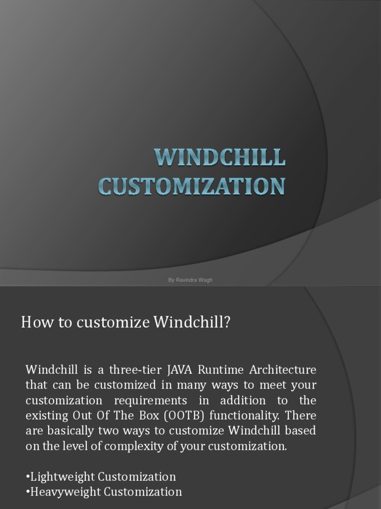 Windchill Customization | PDF | Application Programming Interface ...