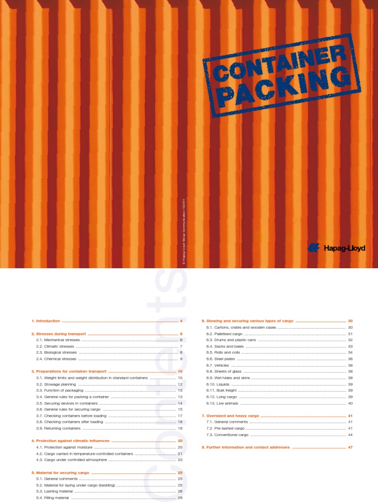 Container Brochure | Download Free PDF | Containerization | Cargo