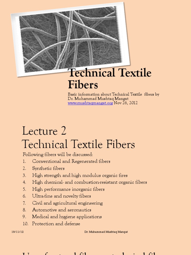 Technical Textile Fibers | Fibers | Polyethylene