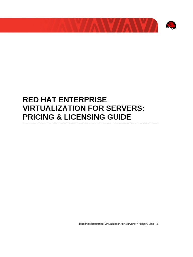 Compare Red Hat Pricing and Licensing Guide | PDF | Hyper V | Red Hat