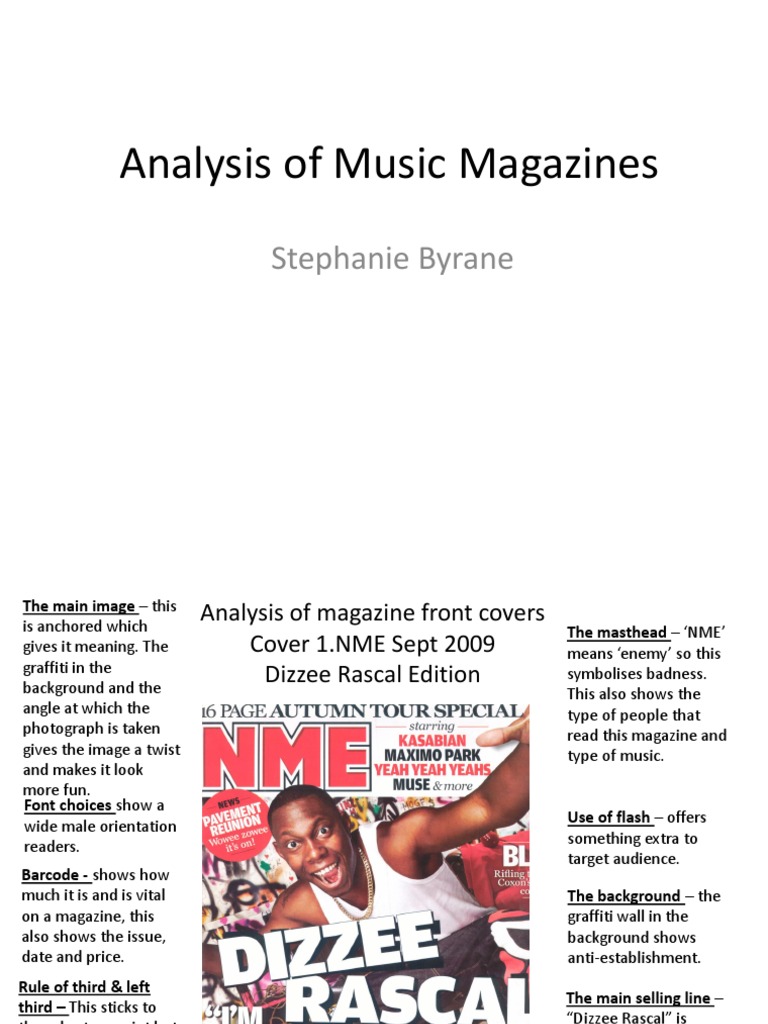 Analysis of Music Magazines | PDF | Rock Music | Target Audience