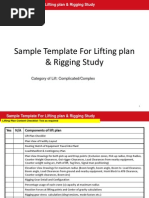 Sample Lift Plan | PDF | Forklift | Business
