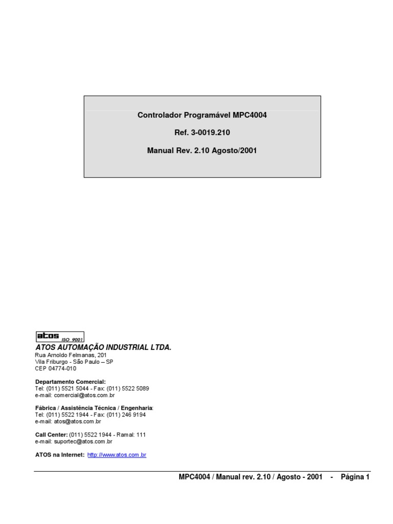 Manual 4004 Pdf Corrente Direta Engenharia Elétrica