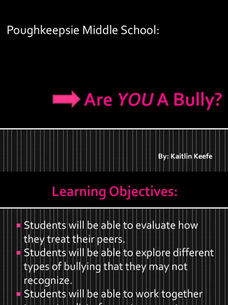 Are YOU A Bully? | PDF | Self-Improvement