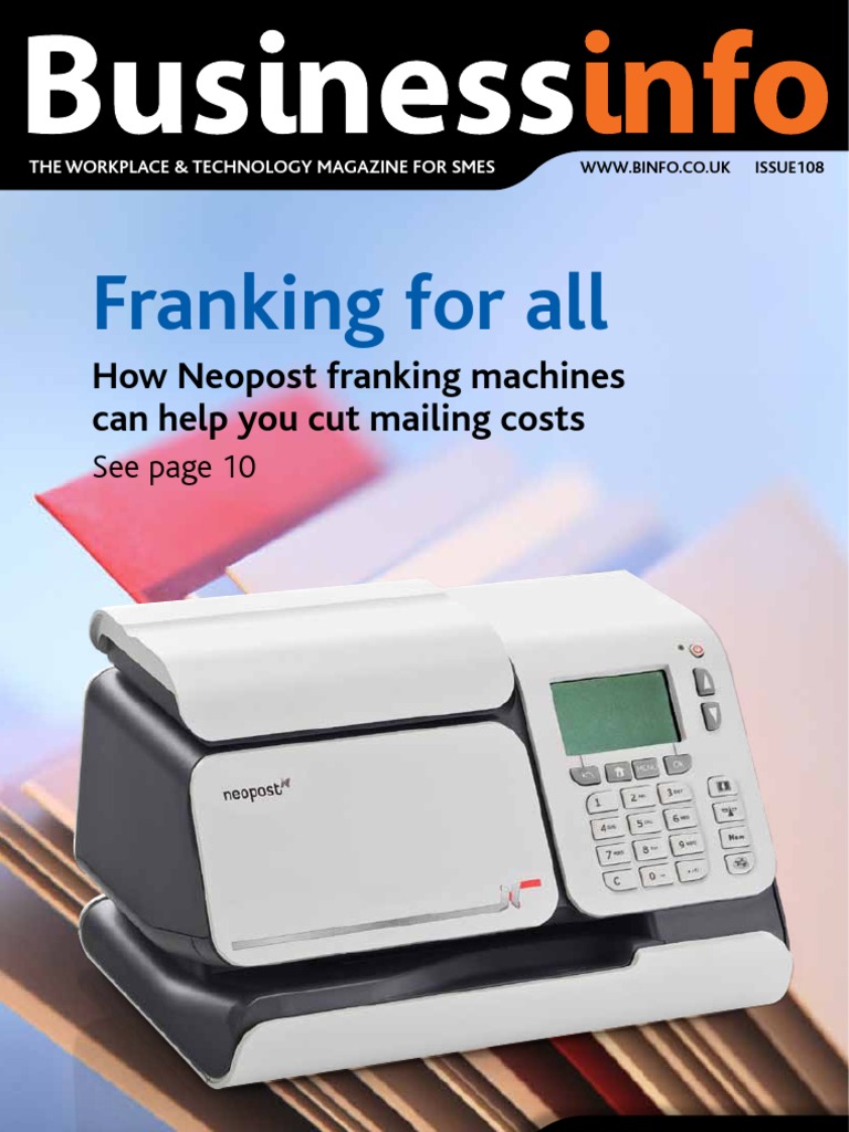 Neopost Franking Machines Cut Costs | PDF | Mail | Postage Stamp