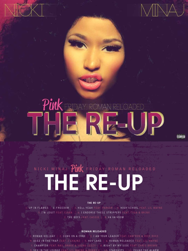 Nicki Minaj Pink Friday Roman Reloaded Wallpaper