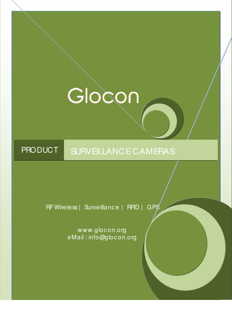 Surveillance Cameras by Glocon | PDF