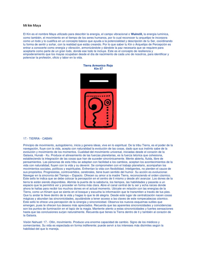 Mi Kin Maya | PDF | Percepción | Tierra