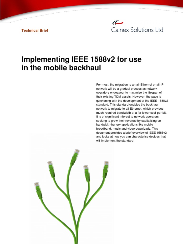 Ieee 1588v2 PTP | PDF | Internet Protocols | Computer Network