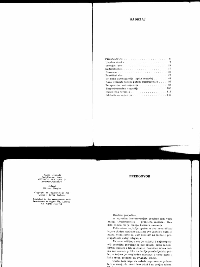 Autosugestija - Paul Clement Jagot | PDF