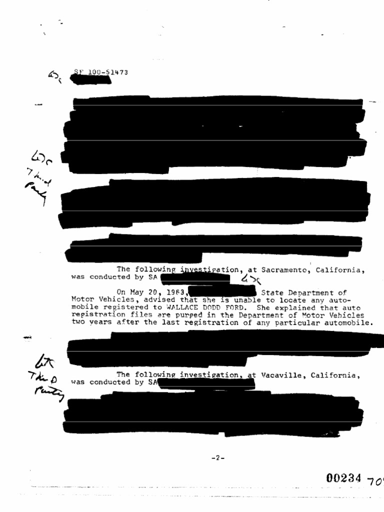 Wallace Fard Muhammad Part 7 FBI Files | PDF