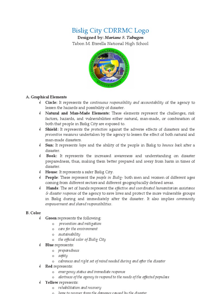 Bislig City CDRRMC Logo | PDF