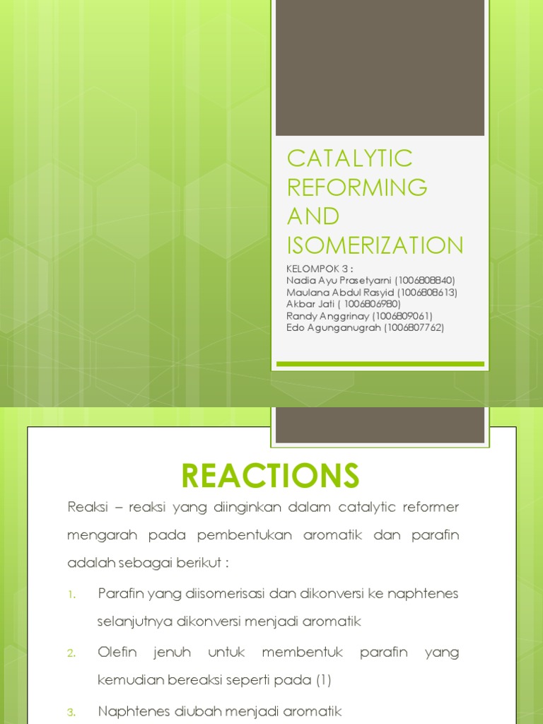 Catalytic Reforming and Isomerization | PDF
