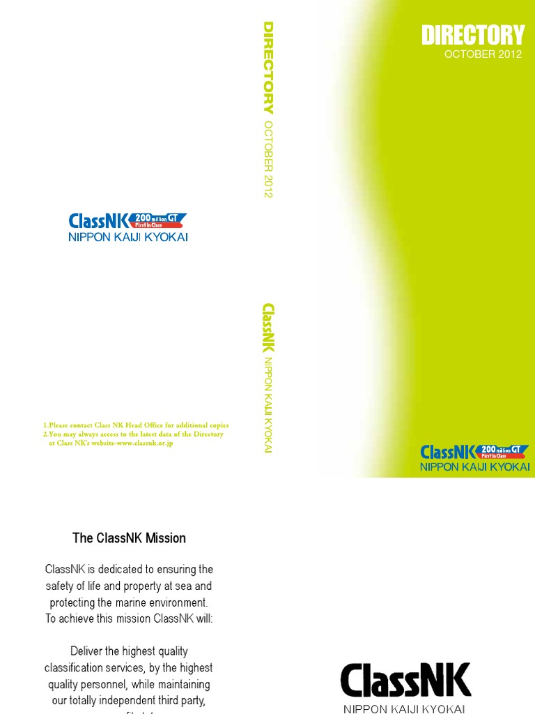 ClassNK Organization and Services Overview | PDF | Shipping | Shintoism