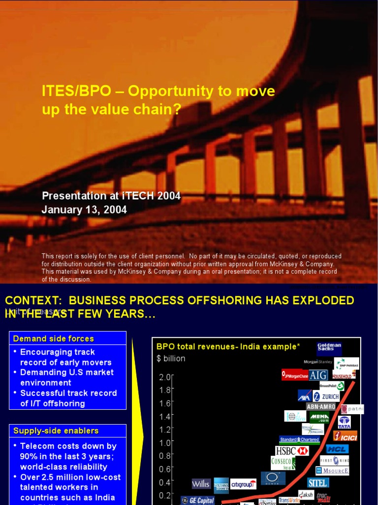 ITES & BPO- Opportunity to Move Up the Value Chain | Business Process ...
