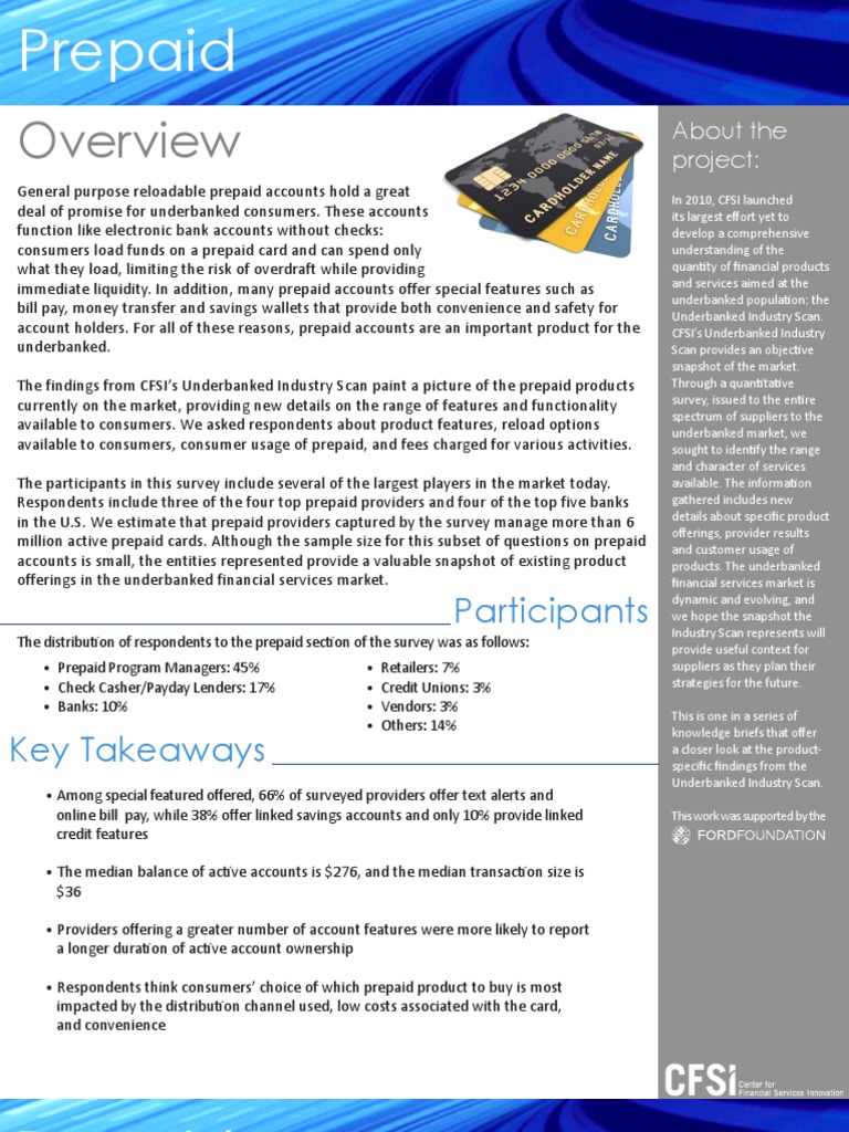 Prepaid Knowledge Brief | PDF | Overdraft | Debit Card