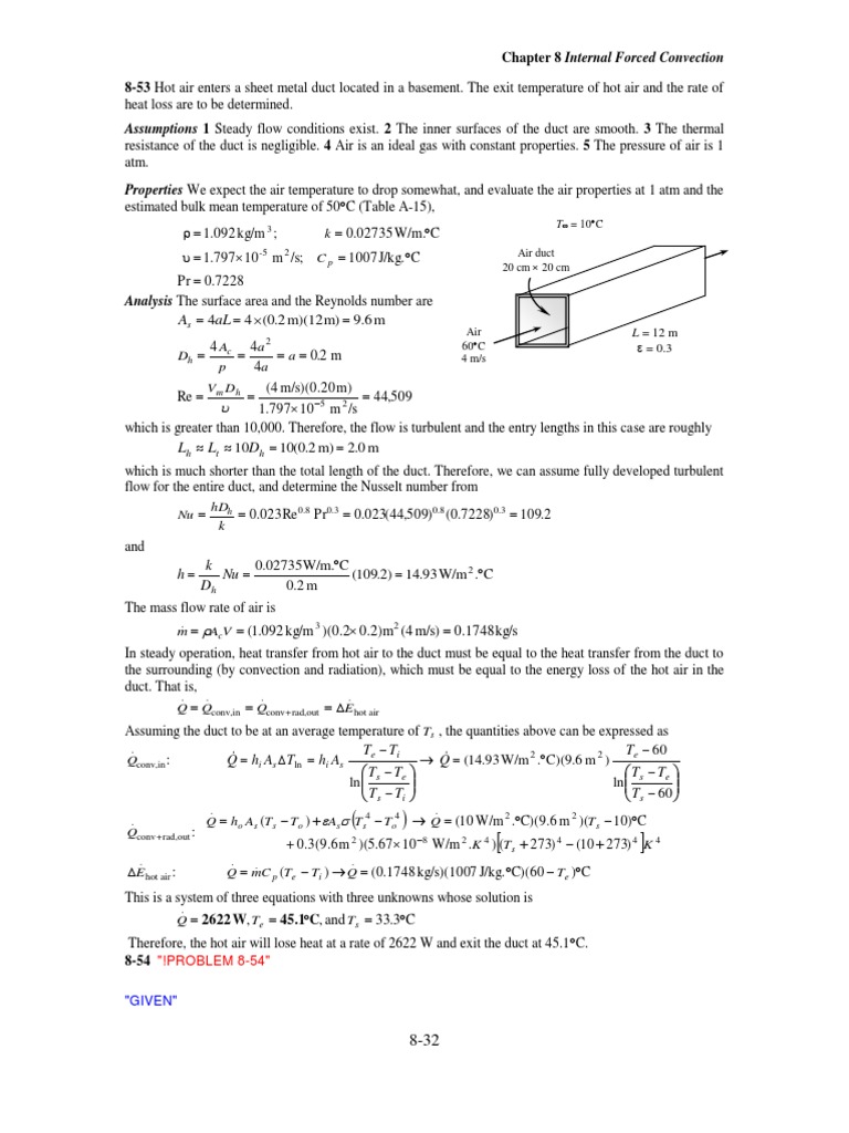 Heat Chap08 053 | PDF | Heat | Fluid Dynamics