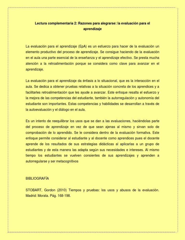 Lectura Complementaria 2 | PDF