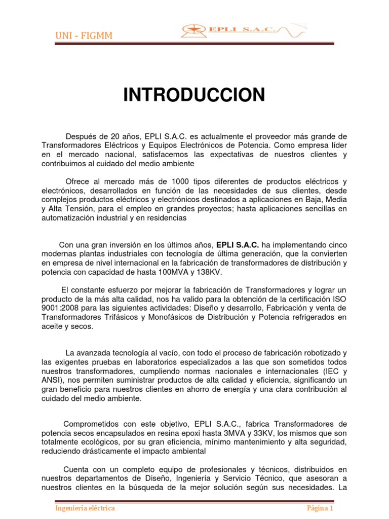 Epli Sac | PDF | Transformador | Tanques