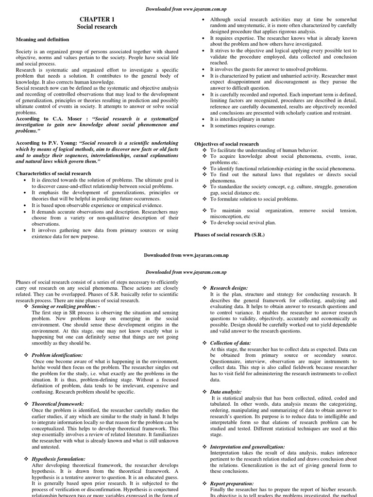 Research Methodology | PDF | Sampling (Statistics) | Hypothesis