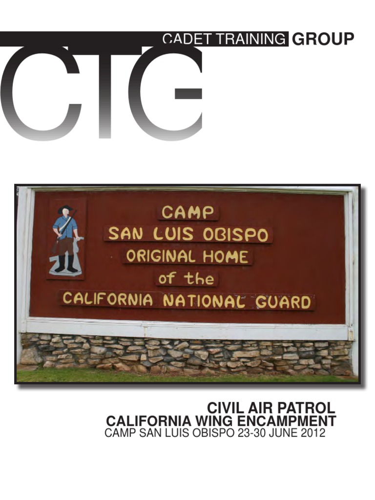 California Wing Encampment - 2012 | PDF | Civil Air Patrol | Cadet